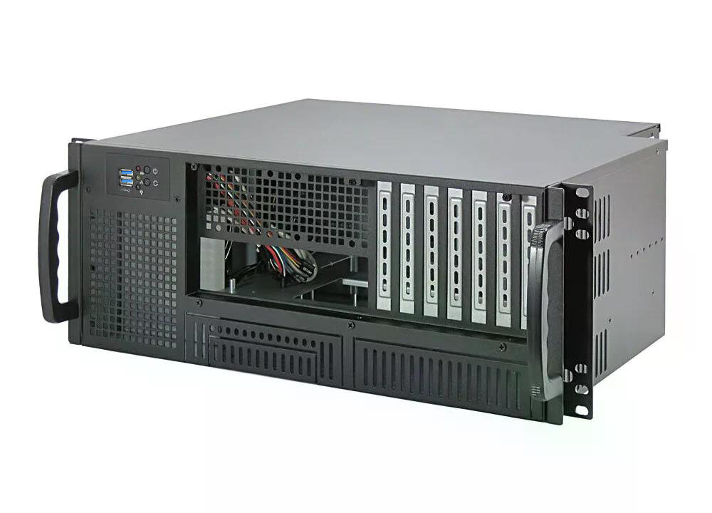19-inch ATX rack-mount 4U server case - IPC-E420 - front-access