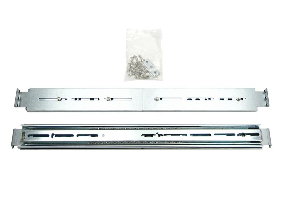 18" telescopic sliding-rails for 19-inch rack-mount server-chassis