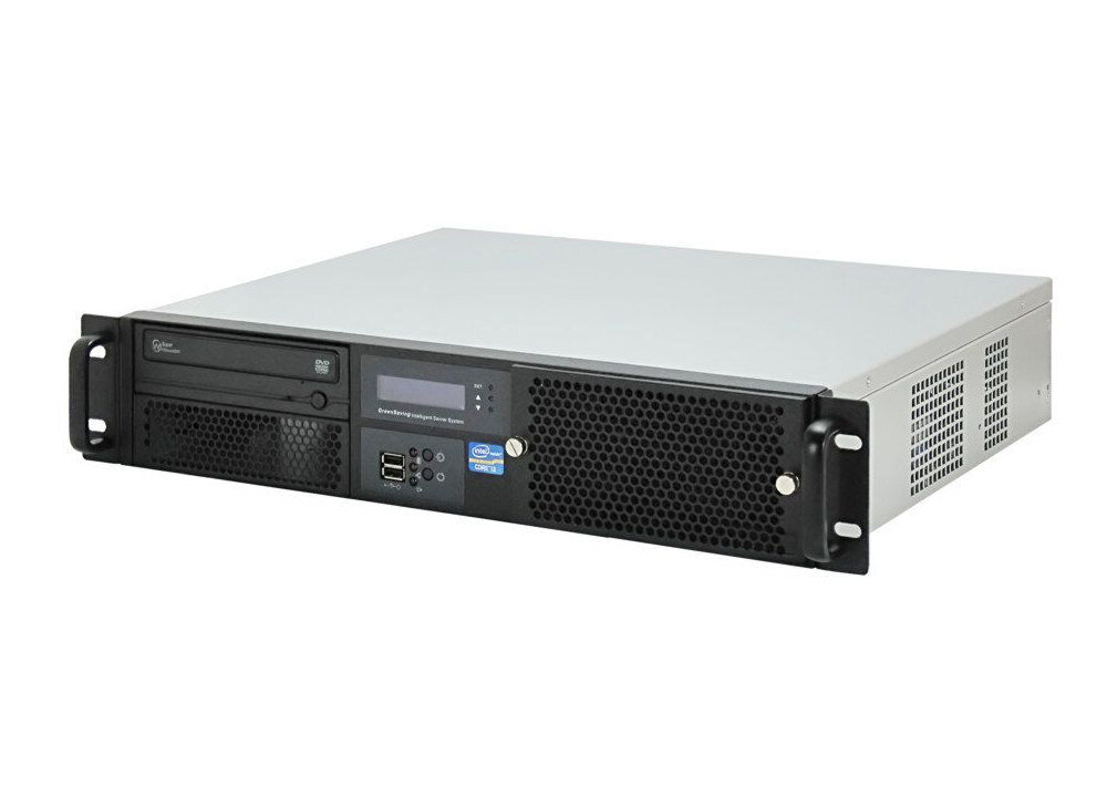 19-inch 2U rack-mount server-system 'Dingo S1' - Core i3 i5, 38cm sho