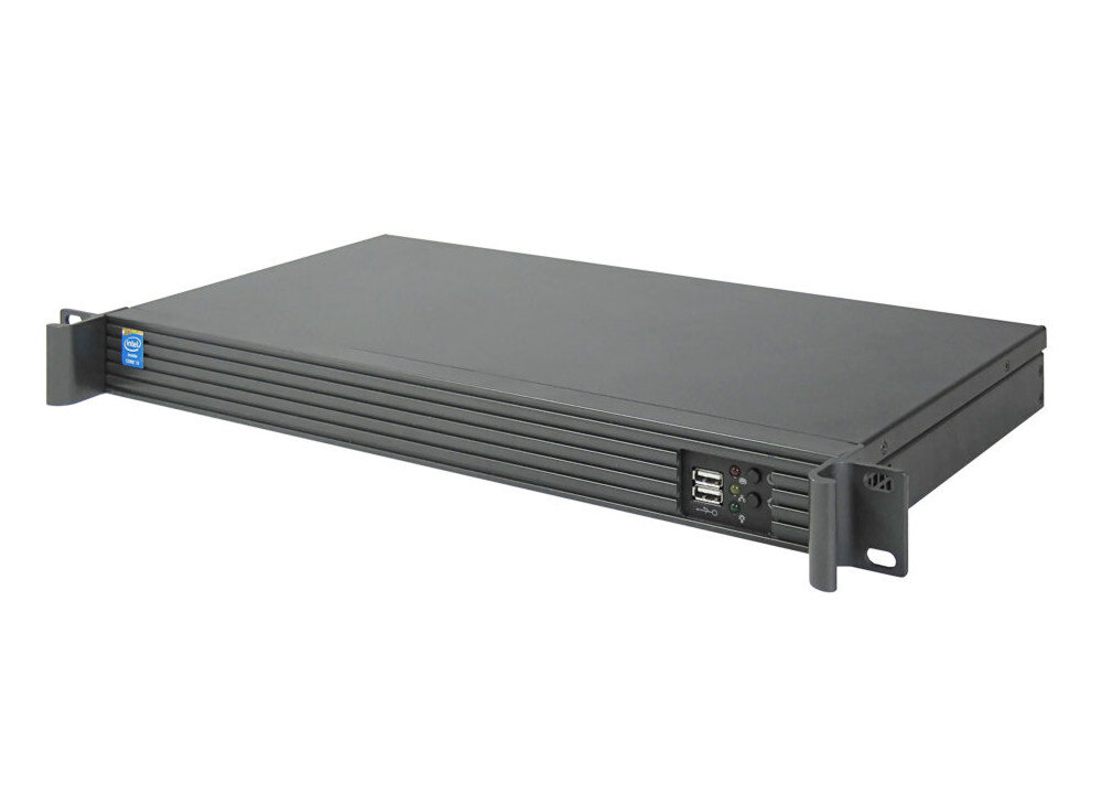 19" Mini Server 1HE kurz 'Emu S2i' - i3 i5, Dual LAN, WLAN, ITX