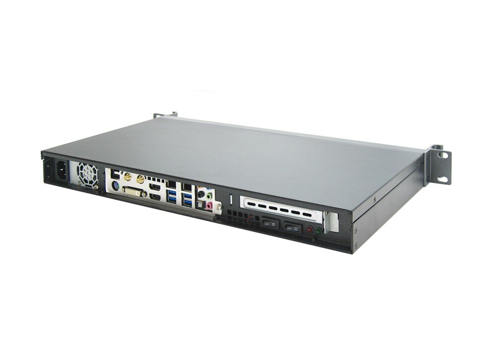 19" Mini Server 1HE kurz 'Emu S2i' - i3 i5, Dual LAN, WLAN, ITX