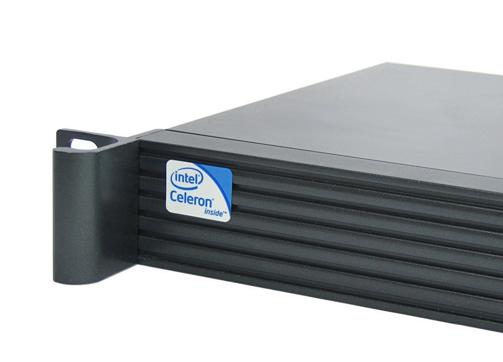 19-inch 1U server-system short 'Emu A5' - dual-core Celeron, dual LAN