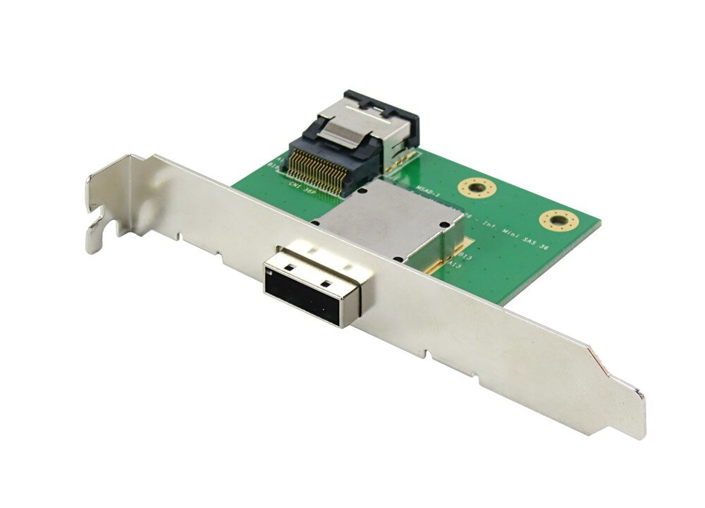 Mini SAS Anschluss Kabel intern / SFF-8087 auf 4x SATA