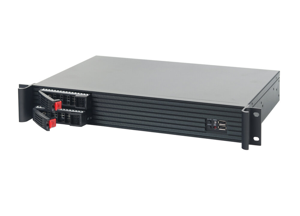19-inch 1.5U server-chassis IPC-N1528R / mini ITX with 3,5" HDD backp