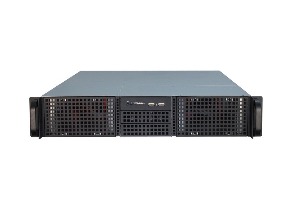 19" 2HE Server-Gehäuse IPC 2U-20255 - 55cm tief, ATX