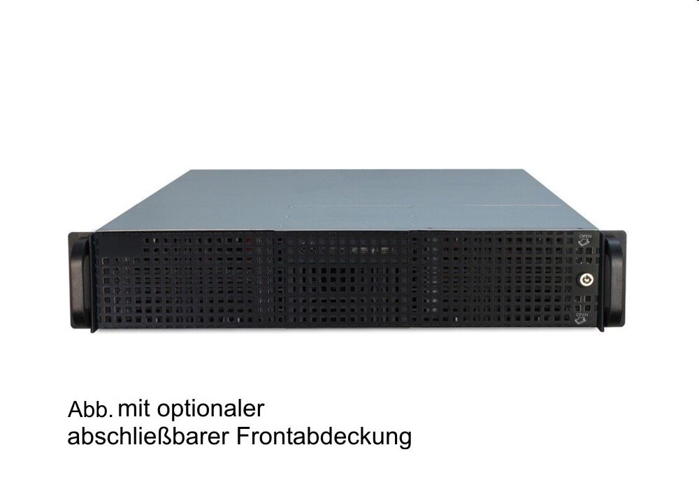 19" 2HE Server-Gehäuse IPC 2U-20255 - 55cm tief, ATX