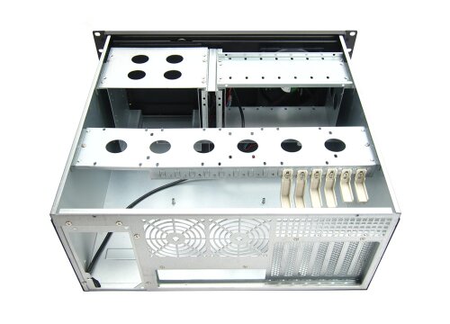 19-inch ATX rack-mount 4U server case - black