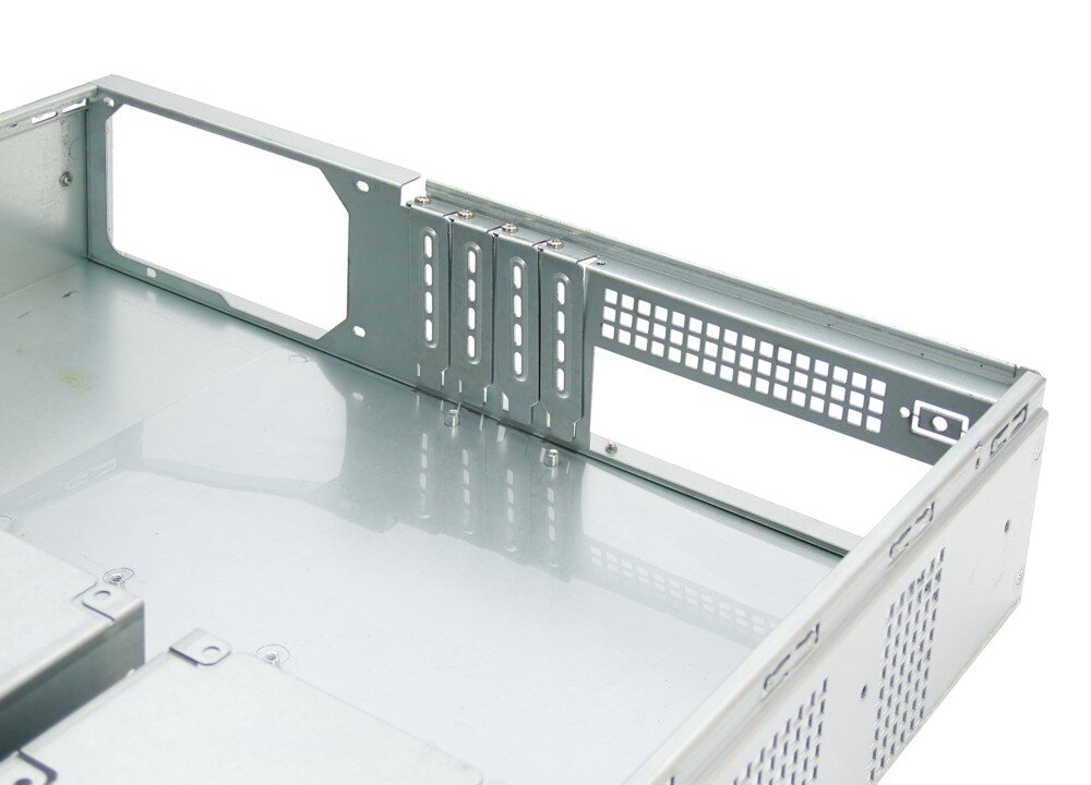 19" Server Gehäuse 2HE / 2U - IPC-E238 - 38cm kurz, abschließbar