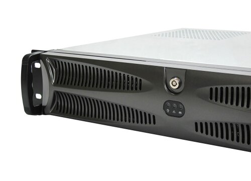 19" Server Gehäuse 2HE / 2U - IPC-E238 - 38cm kurz, abschließbar