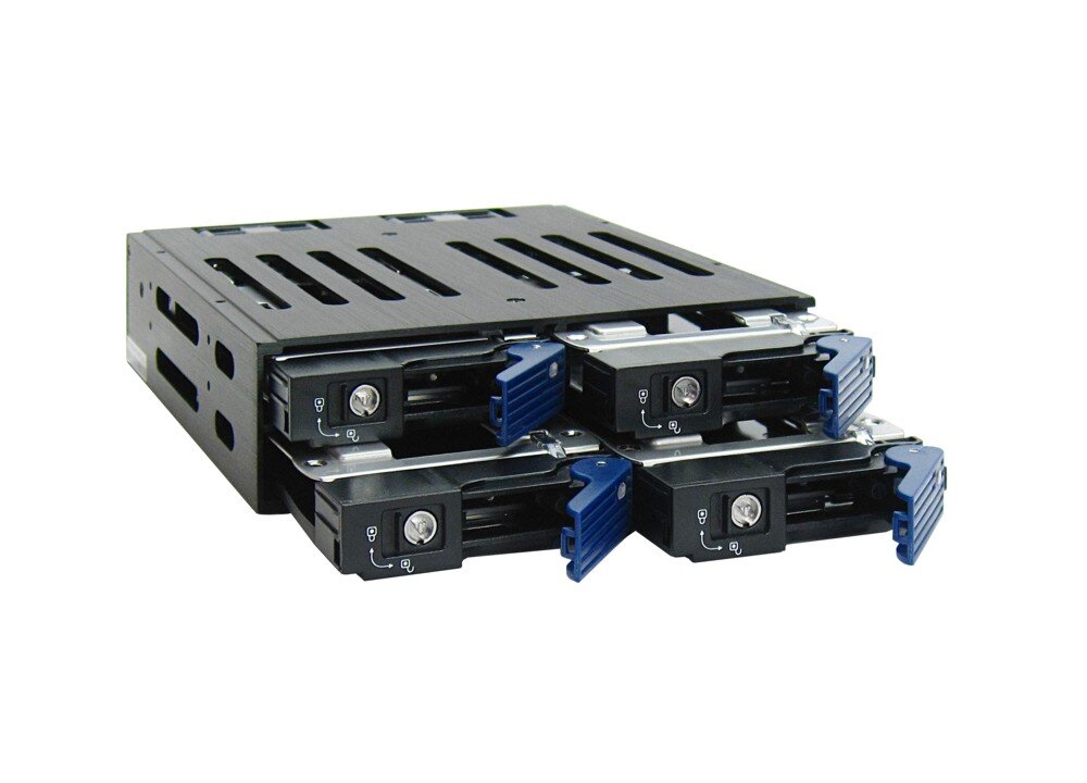 Mini Backplane JJ-1041SS für 4x 2,5" SAS I+II / SATA I+II+II HDD - sc