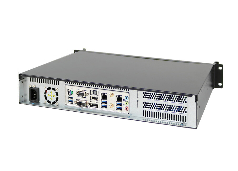 19" Mini Server 1,5HE kurz 'Emu S3i XL' - i3 i5 i7, Dual LAN, WIFI, I