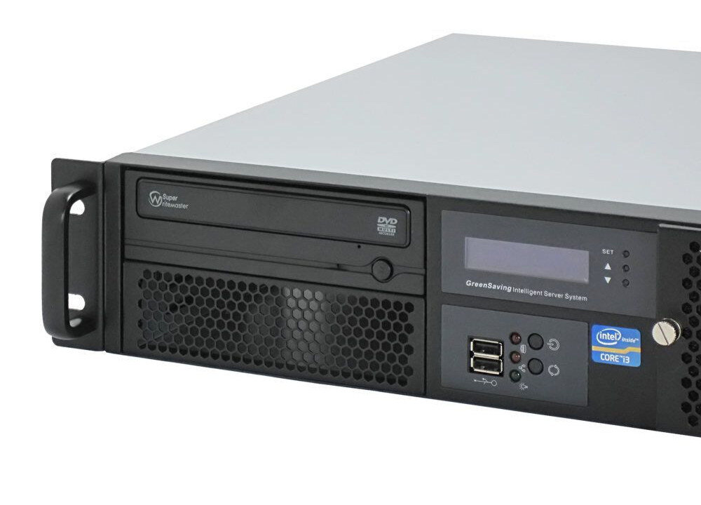19-inch 2U rack-mount server-system 'Dingo S2.1' - Core i3 i5 i7, 38c