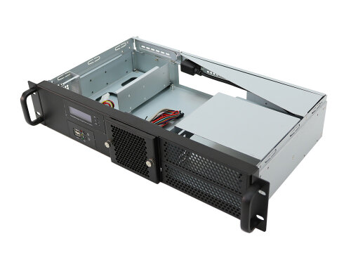 19" Server Gehäuse 2HE / 2U - IPC-G225 - nur 25cm kurz