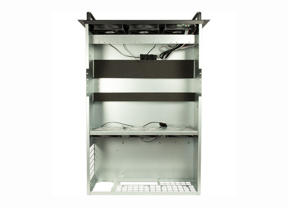 19-inch ATX rack-mount 4U mining chassis - IPC-4W2 - very long