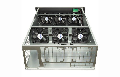 19" Mining Gehäuse 4HE / 4U - IPC 4U-4W2 - ATX - 68,8cm tief