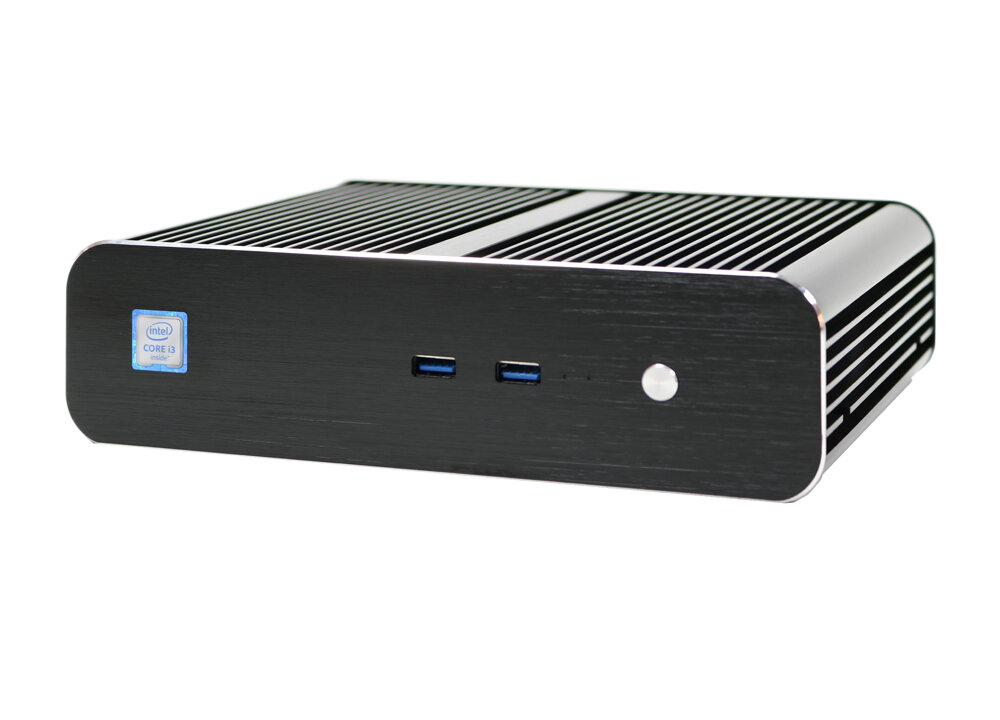 Fanless office mini PC - i3 i5 i7 - H310, thin ITX