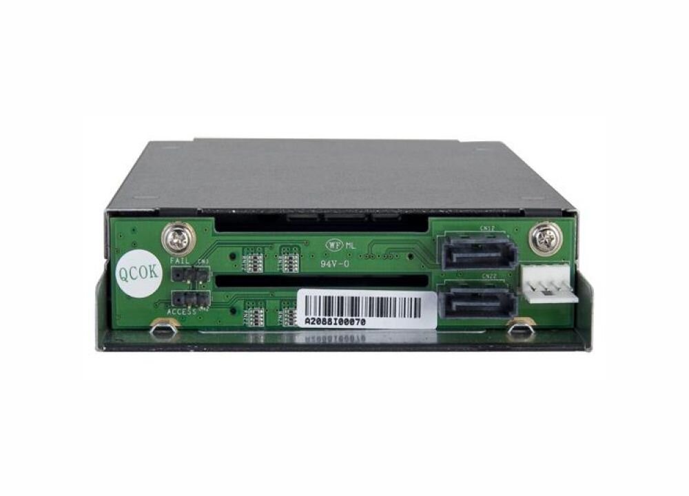 Chenbro SK51201 Mini Backplane für 2x 2,5" SAS/SATA HDD/SSD - schwarz