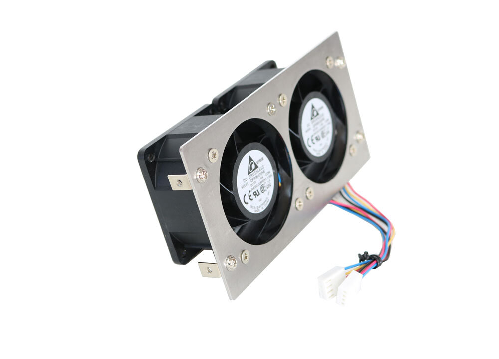 Fan module with 2 x 60mm turbo fans in two 5 1/4 inch drive bays