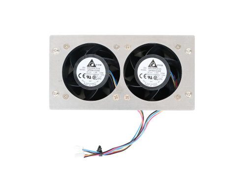 Fan module with 2 x 60mm turbo fans in two 5 1/4 inch drive bays