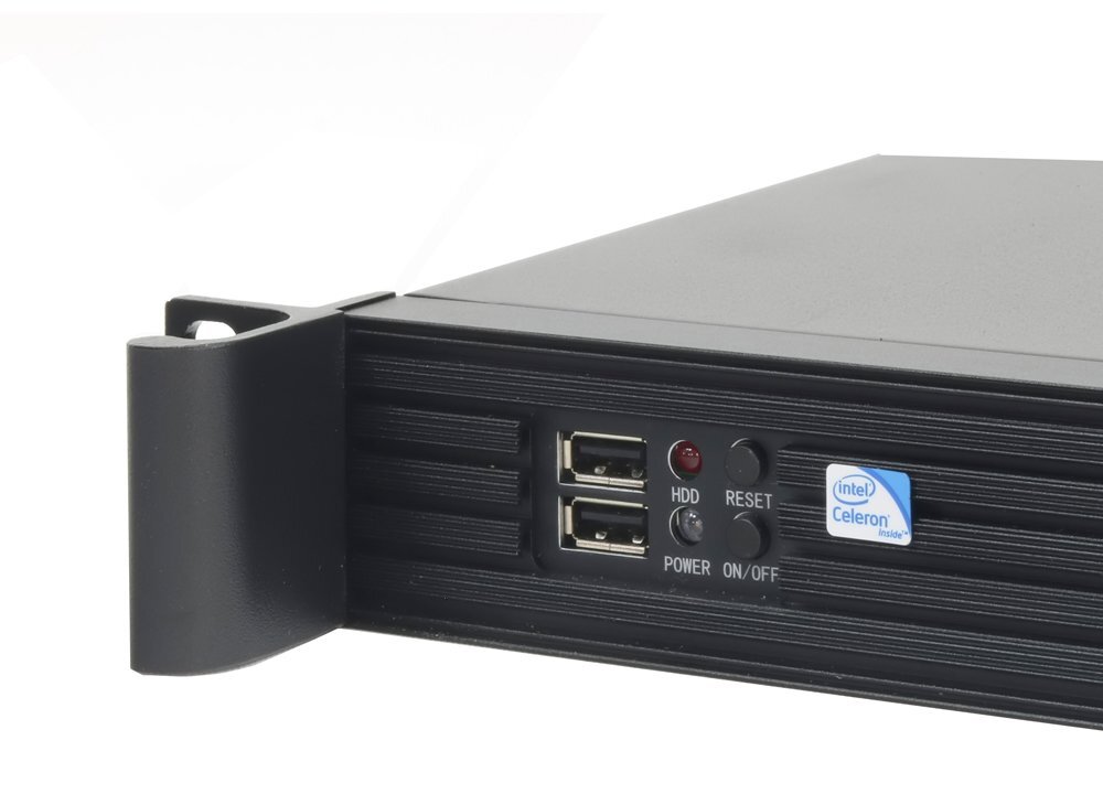19-inch 1U server-system short 'Emu A1-J4105-22 silent' - quad-core C