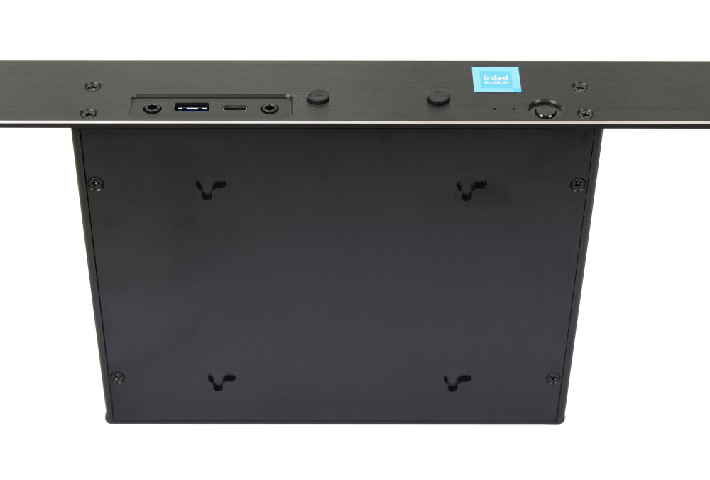 19" Mini IPC System 1HE ultrakurz 'Emu X1-N100 Fanless' - Quad-Core i