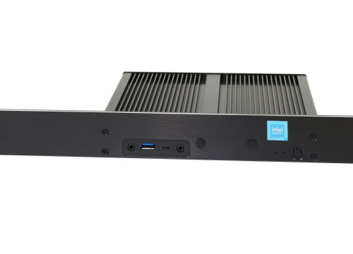 19" Mini IPC System 1HE ultrakurz 'Emu X2-N200 Fanless' - Quad-Core i