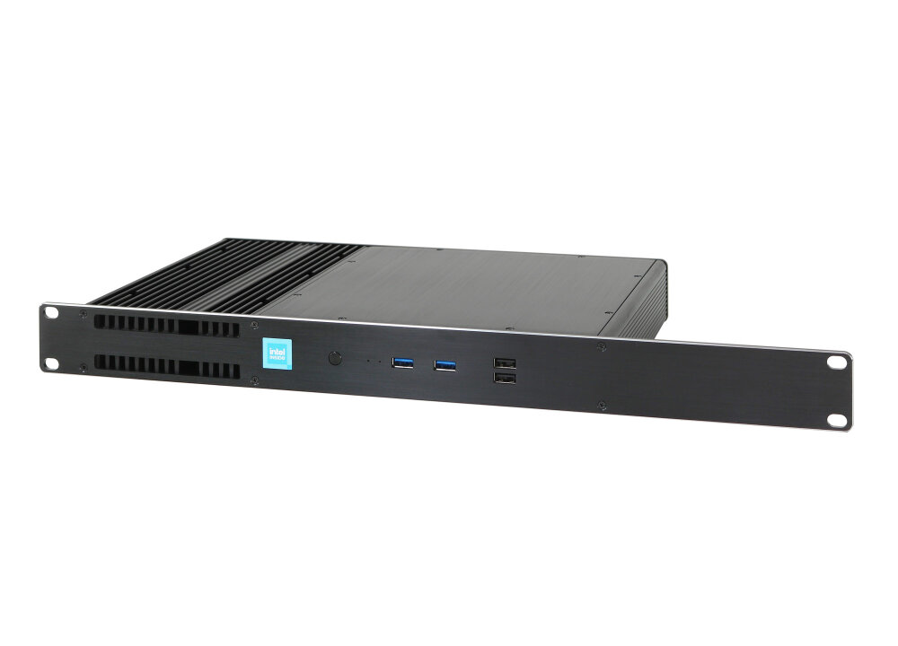 19" Mini Server 1HE kurz 'Emu S6-H610 FL' - i3 i5, i7, i9 Dual LAN, l