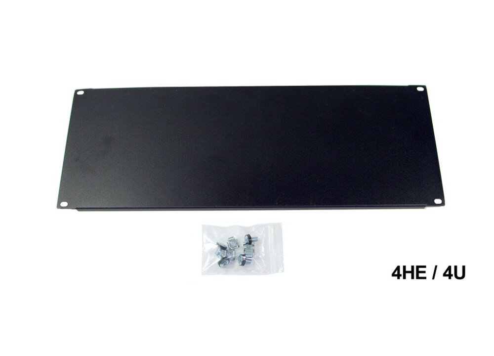 4U universal blind cover panel for 19" racks and network cabinets / b